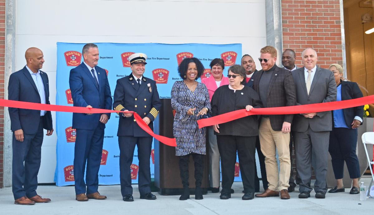 Ribbon cut on new Boston Fire Department firehouse in Roxbury | Boston.gov